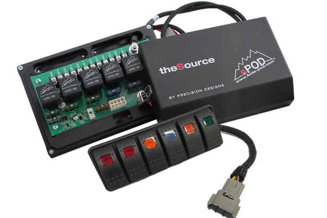 Universal Modular 6-Switch Panel sPOD – TheEdgeAutomotive